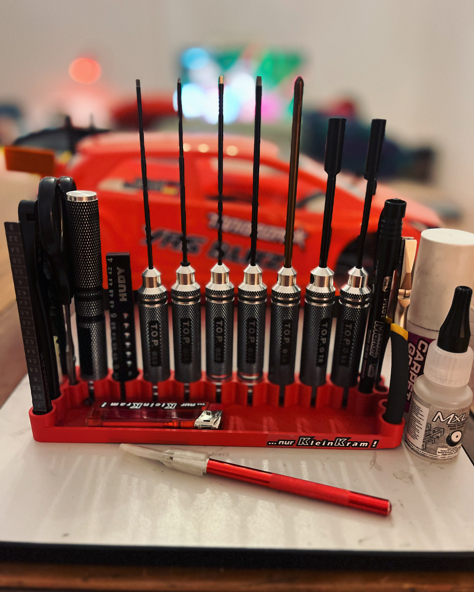 Toolstand RC Car Racing Drone Racing Tool Holder Parts Tray by Opulius ...