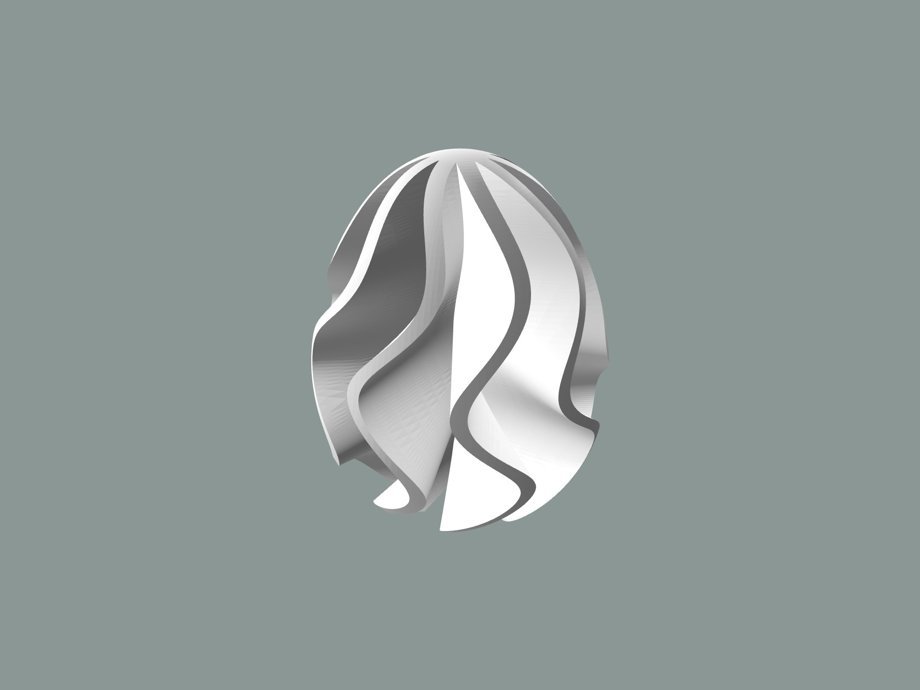 Wavy egg easter by Karel2003 | Download free STL model | Printables.com