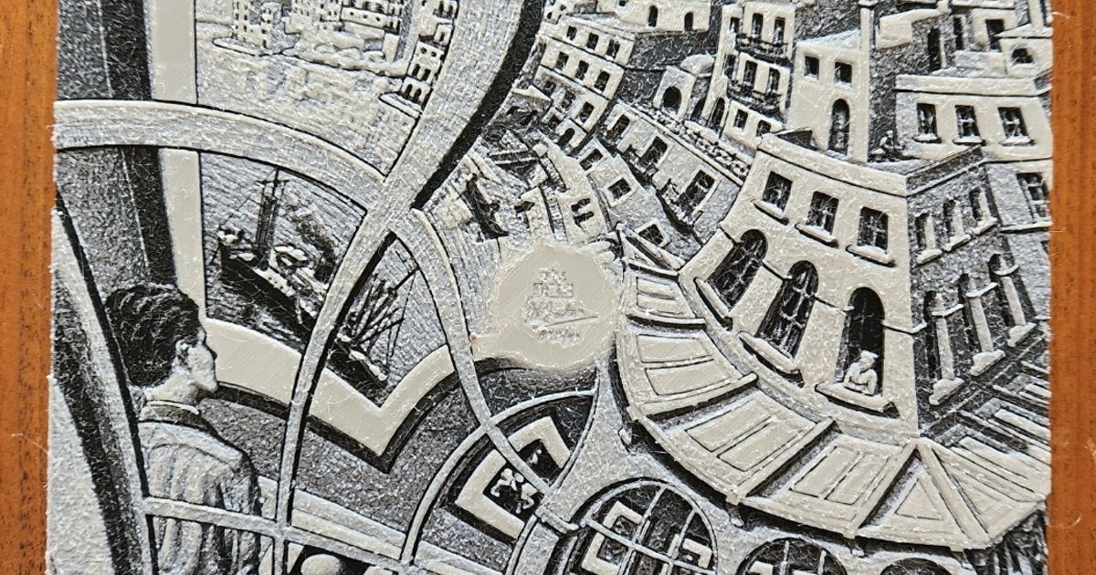 M. C. Escher's Print Gallery - HueForge by Jon | Download free STL ...