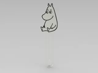 Moomin bookmark by Vincent Mrázik | Download free STL model ...