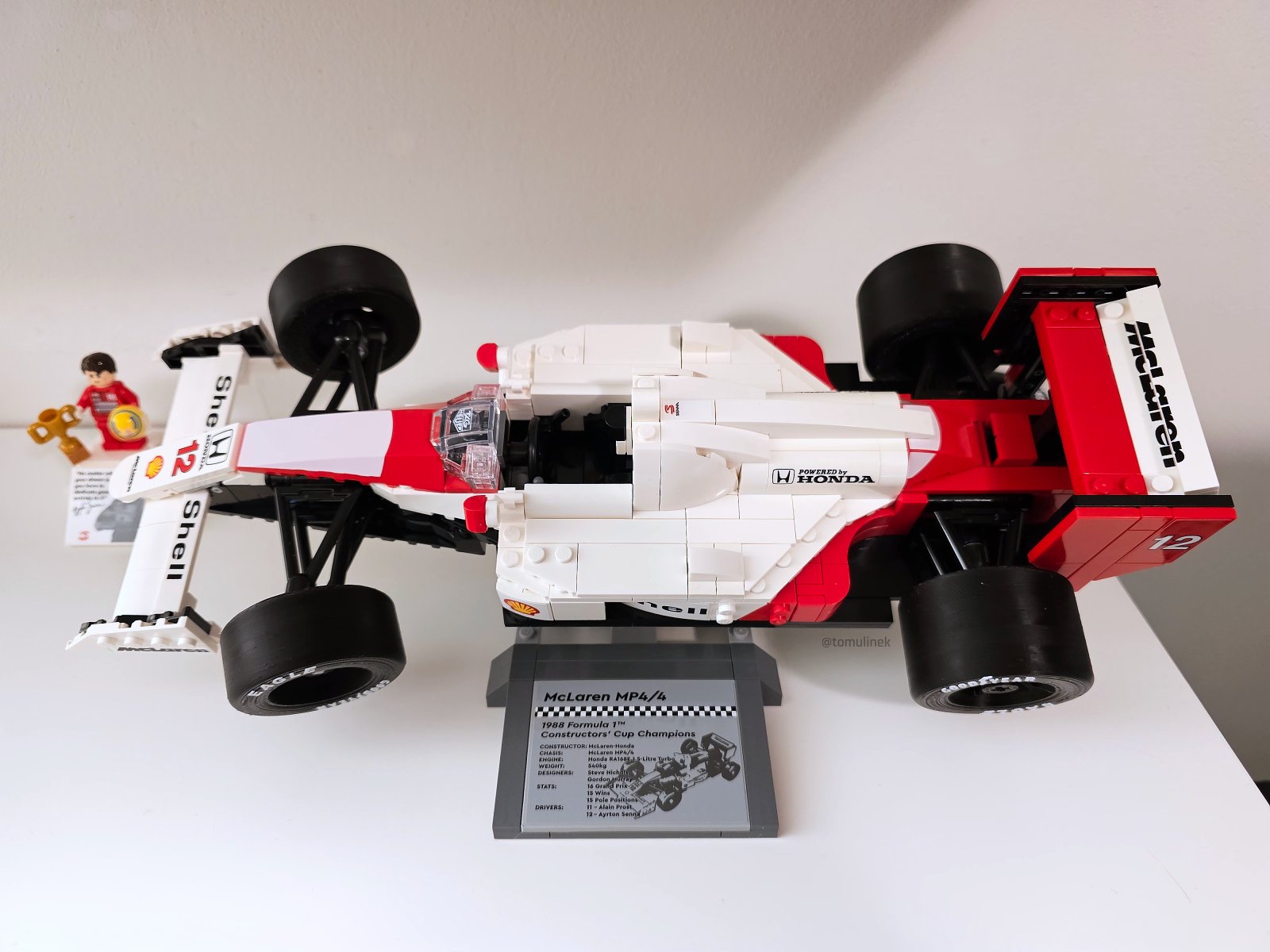 Realistic tyres/wheels for LEGO 10330 McLaren Senna Formula 1 car by ...