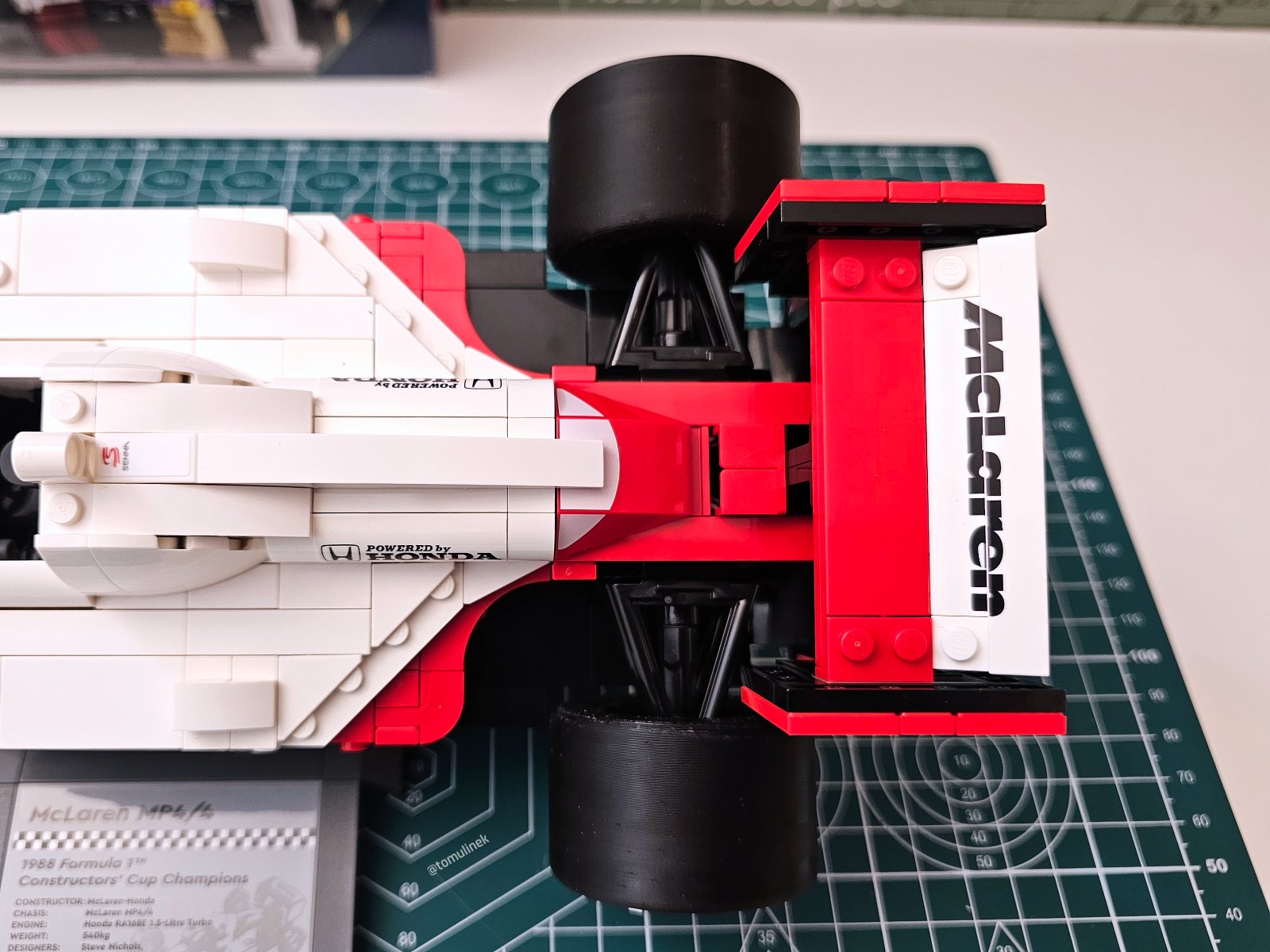 Realistic tyres/wheels for LEGO 10330 McLaren Senna Formula 1 car by ...