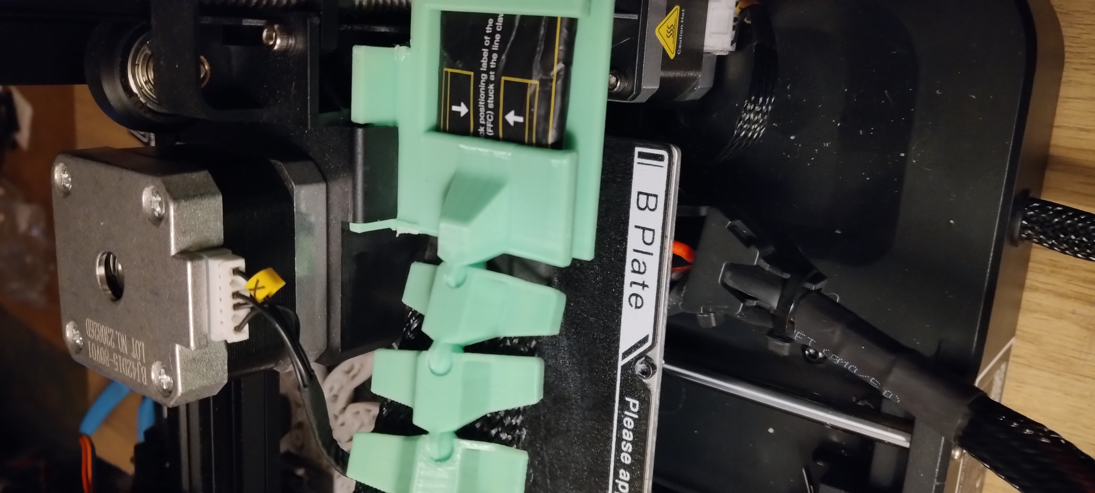 Remix Ender 3 V3 SE upper gantry cable guide with cable spline by Paul ...