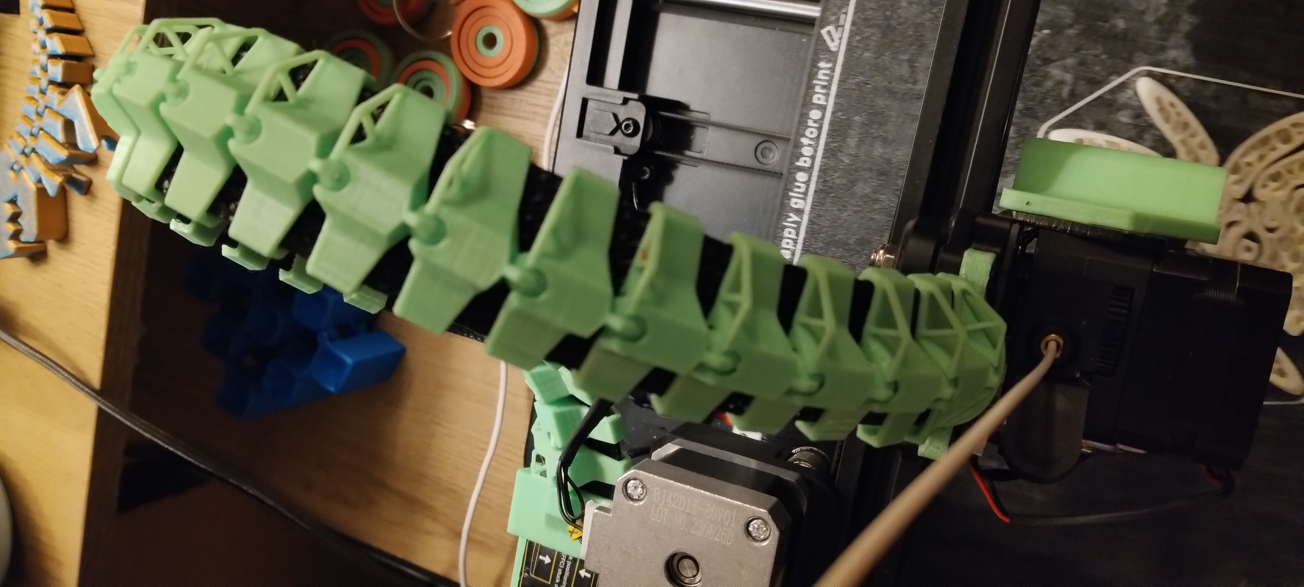 Remix Ender 3 V3 SE upper gantry cable guide with cable spline by Paul ...