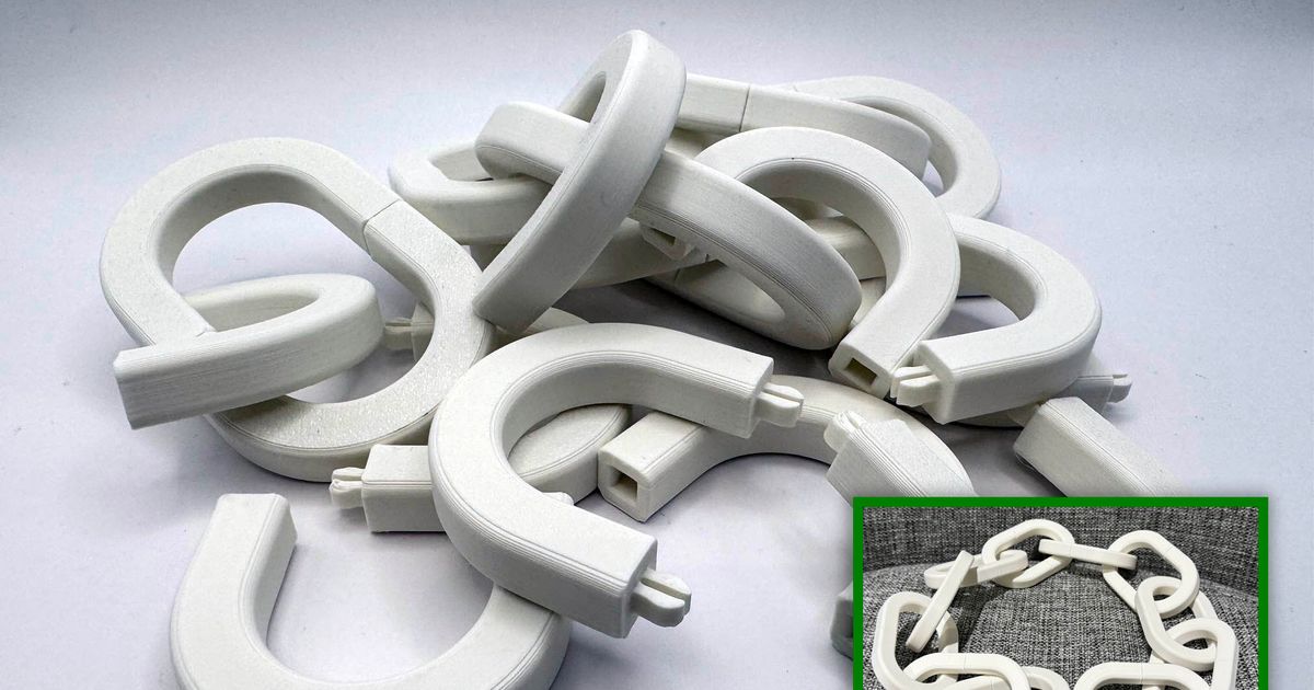 Snap Chain - Snap it together! by Stigern | Download free STL model ...