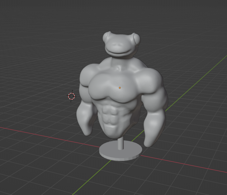 Figura sapo fuerte by Eudald Pijuan Costa | Download free STL model ...