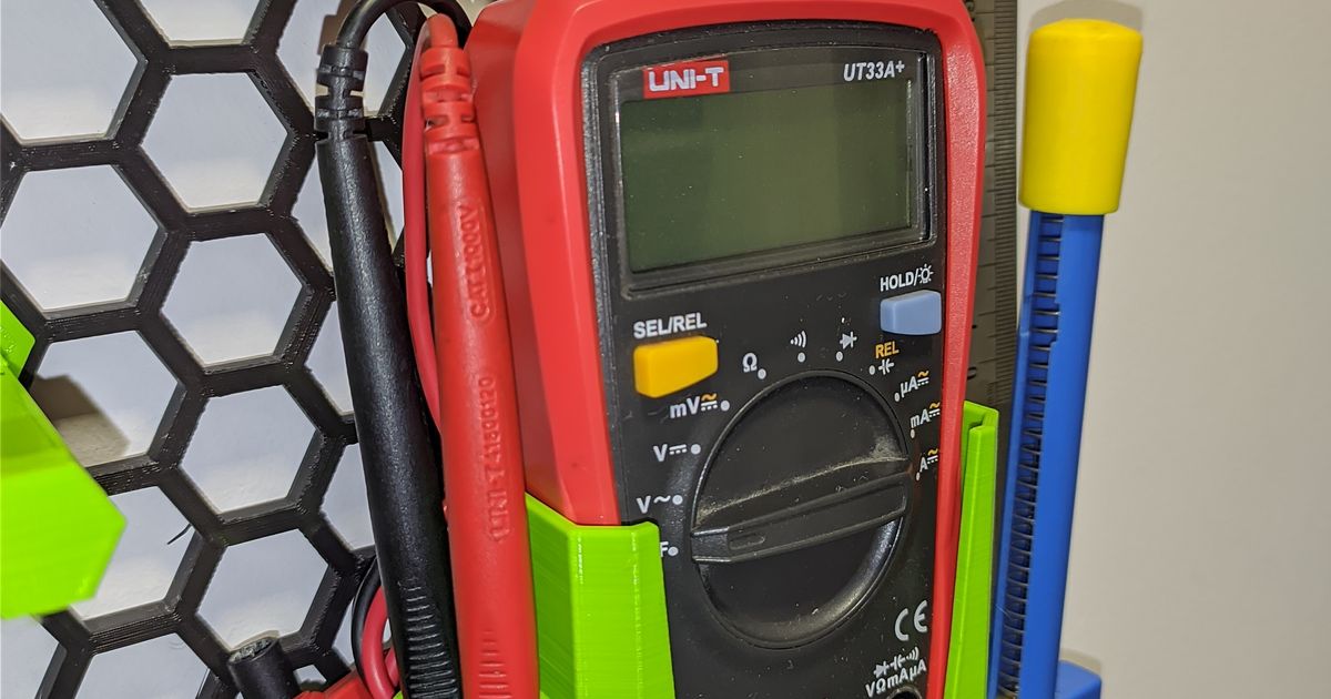 HSW UniT UT33A Multimeter Holder by Franco Palombo | Download free STL ...