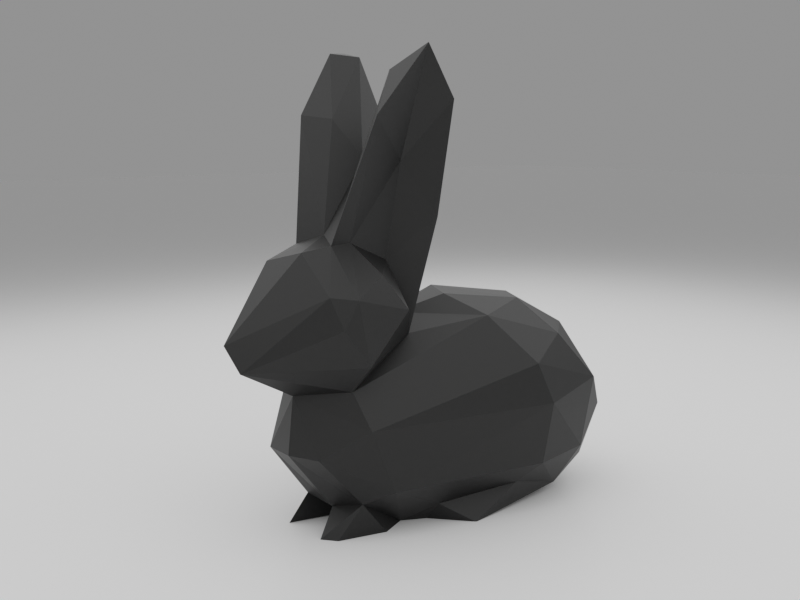 Low Poly Rabbit by Sabu8 | Download free STL model | Printables.com