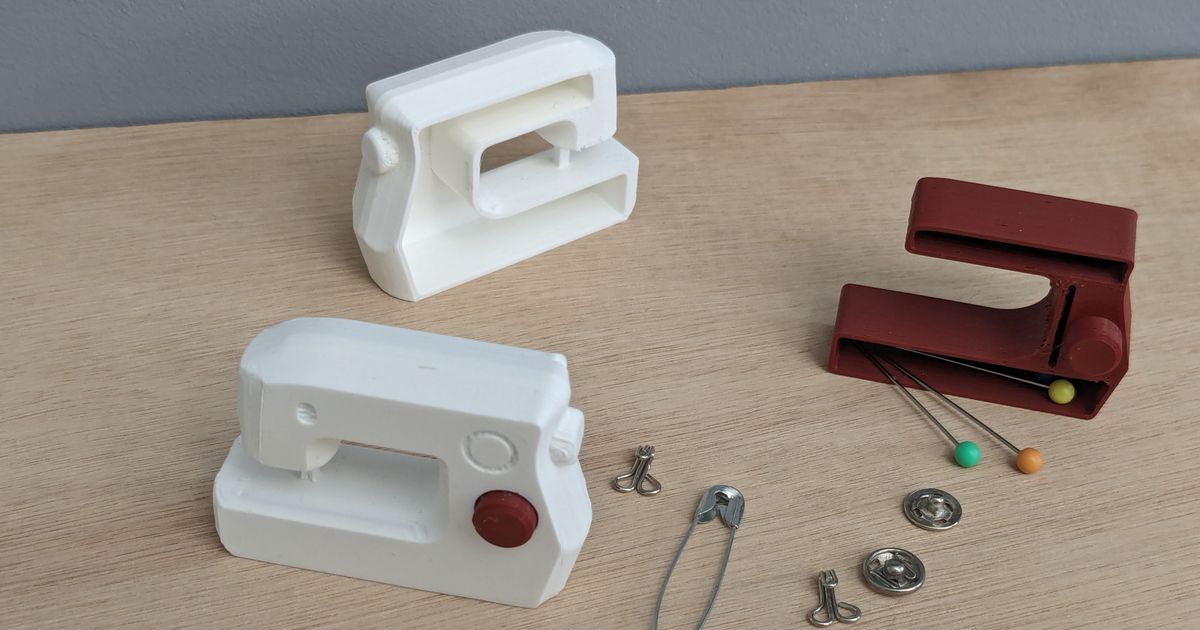 Mini Sewing Machine with Storage Compartment by 3Dri | Download free ...