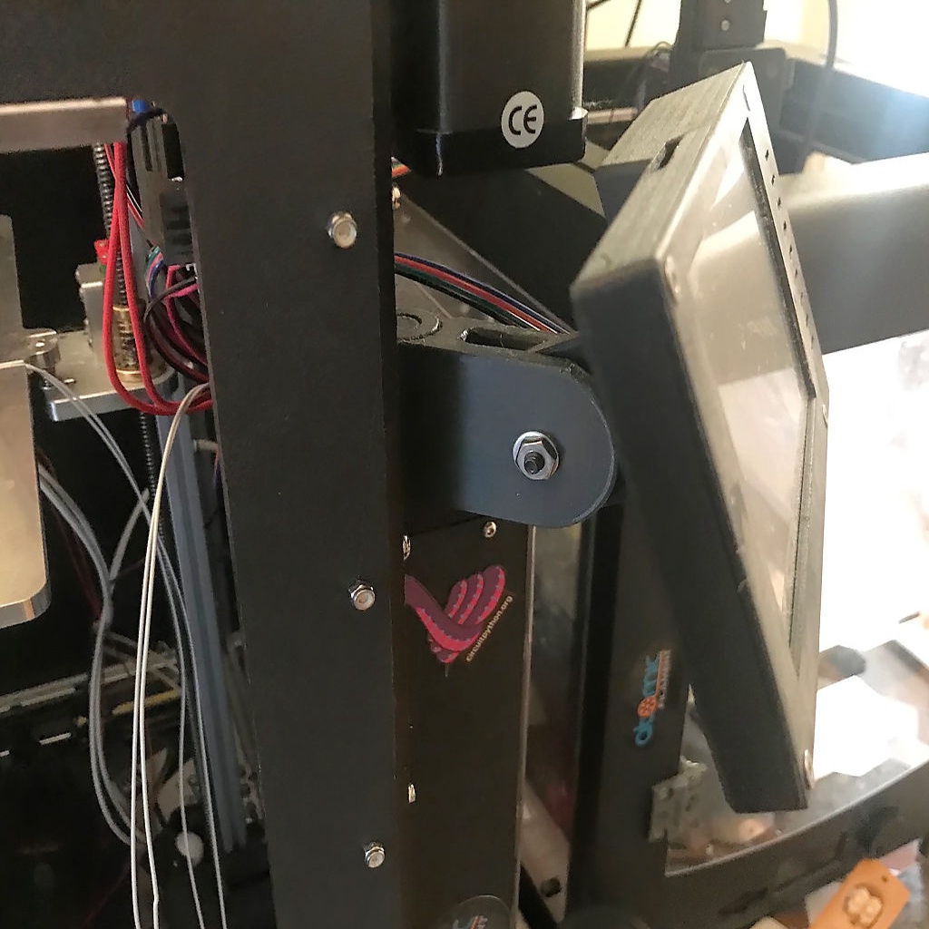 PanelDue 5 Inch Screen Enclosure with Tilt Attachment by Empiricus ...