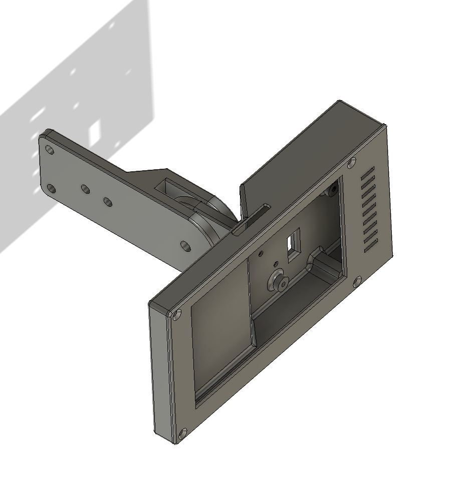 PanelDue 5 Inch Screen Enclosure with Tilt Attachment by Empiricus ...