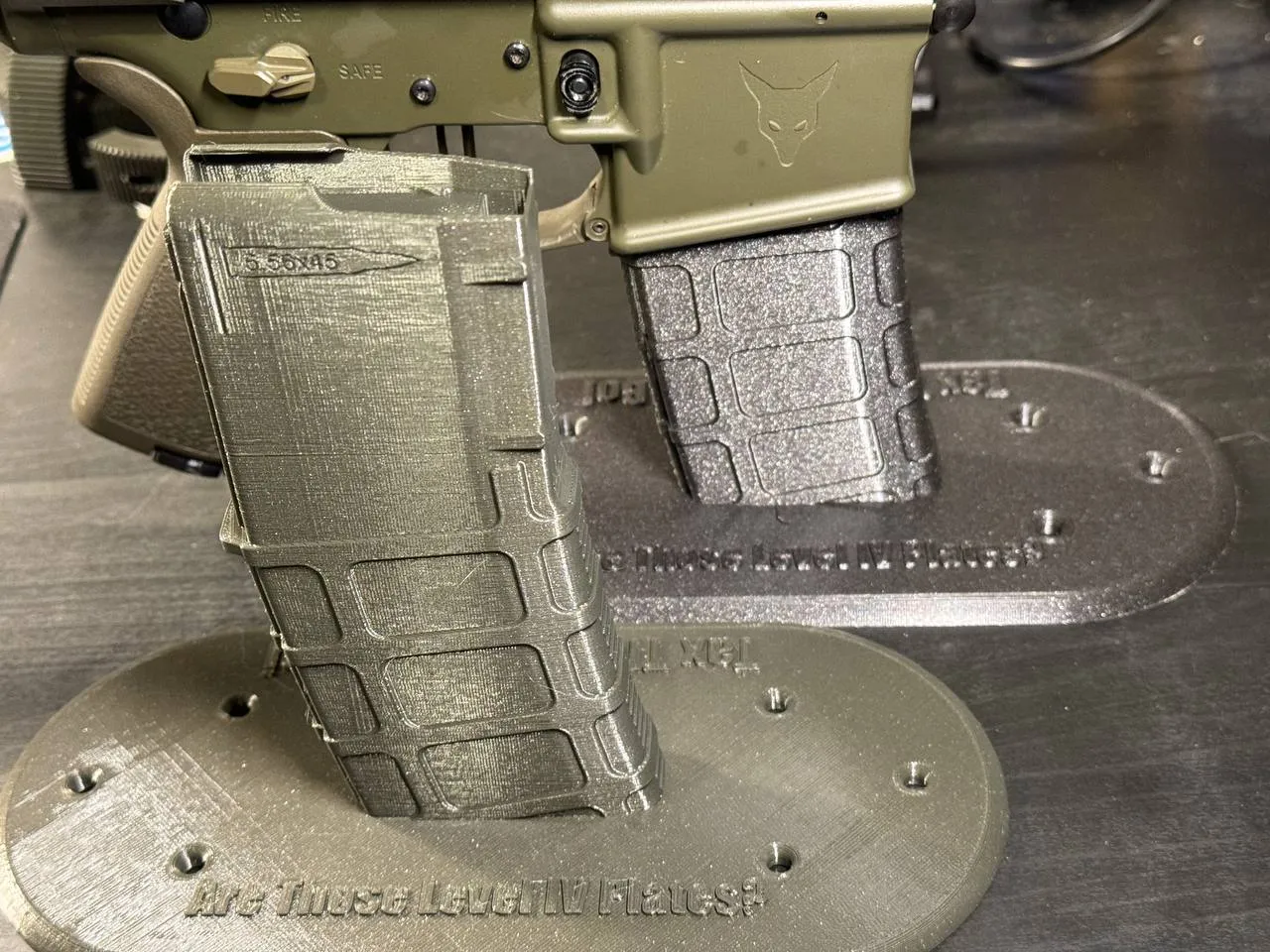 AR15/M4 Magazine Display Stand (5.56) by 32bitsofGil | Download free ...