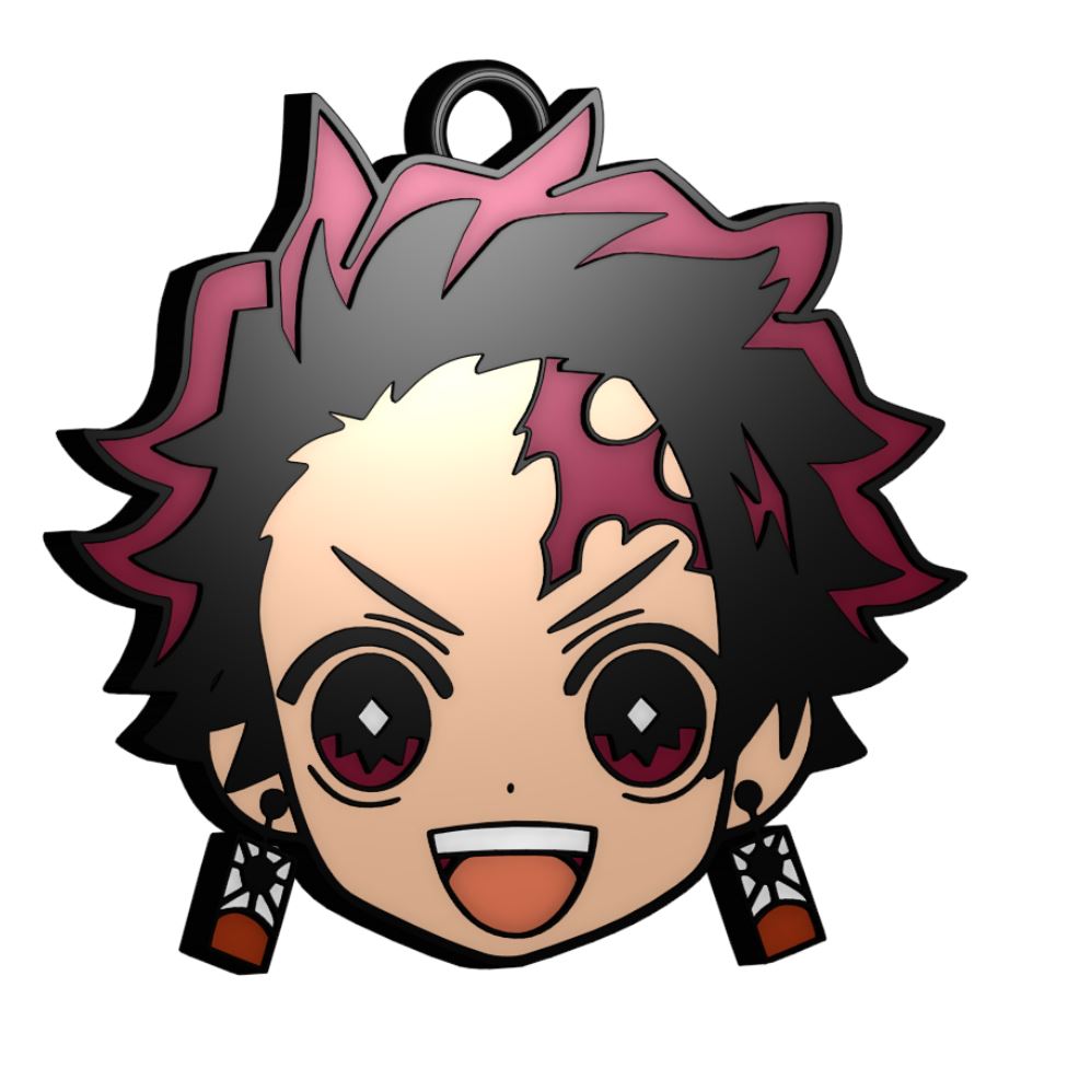 Demon Slayer Keychains by BeautifulLEDs | Download free STL model ...