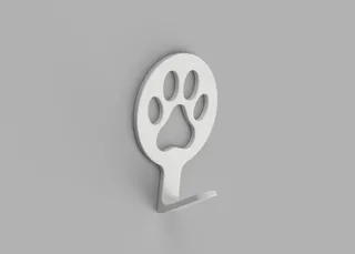 Dog paw Hook by sasman72 | Download free STL model | Printables.com