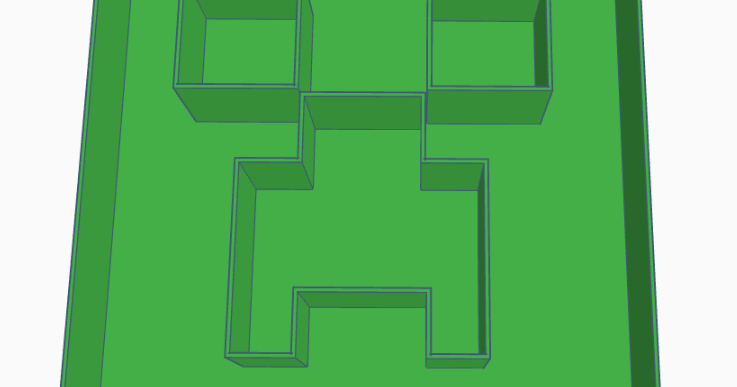 Minecraft Creeper Cookie Cutter by Bruhhabb2255 | Download free STL ...