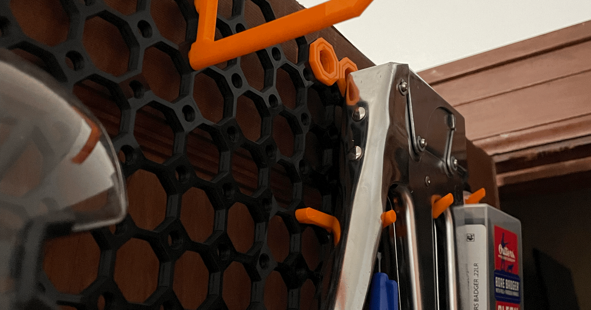 80mm Multiboard pegboard hook by Landy | Download free STL model ...