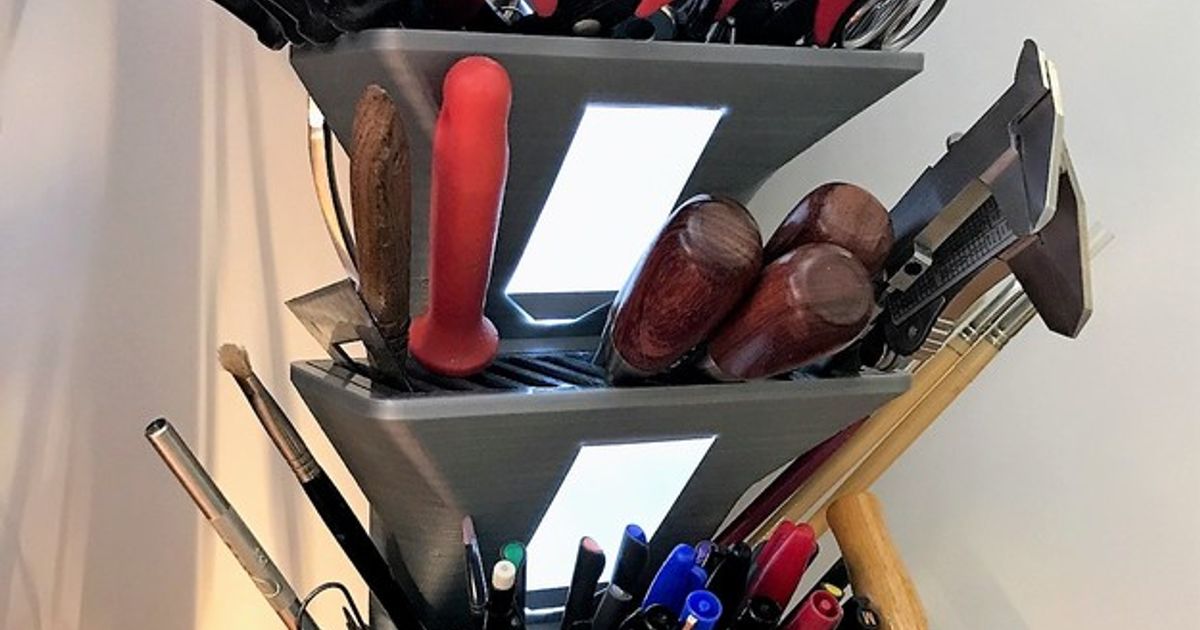 Customizable Tool Organizer by Empiricus | Download free STL model ...