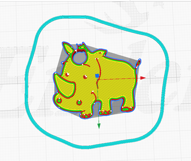 Rhino Keychain by Average_Printer_95 | Download free STL model ...