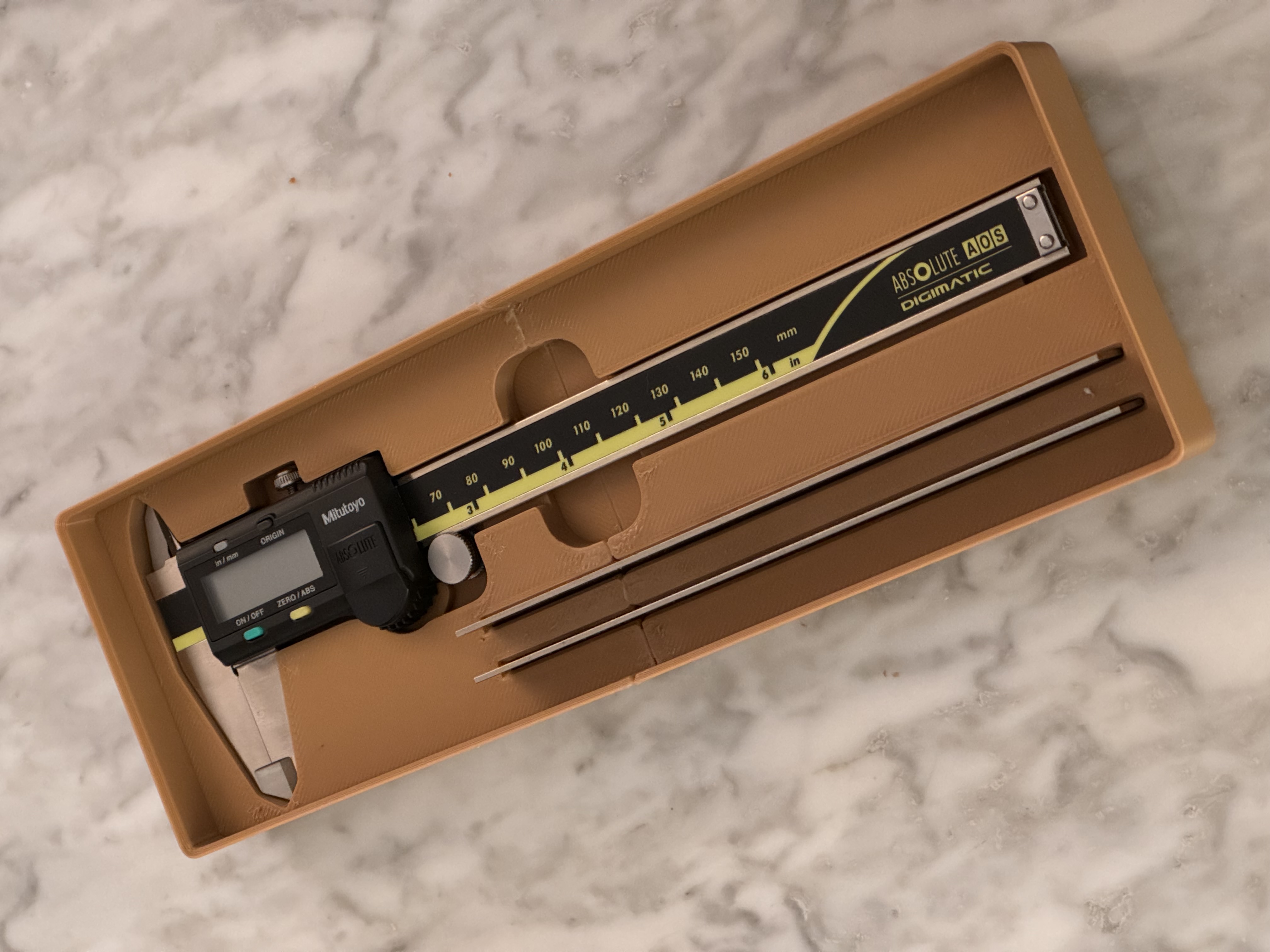 Gridfinity Mitutoyo Calipers & Rulers case por Noodlecraft | Descargar ...