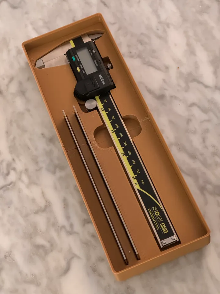Gridfinity Mitutoyo Calipers & Rulers case by Noodlecraft | Download ...