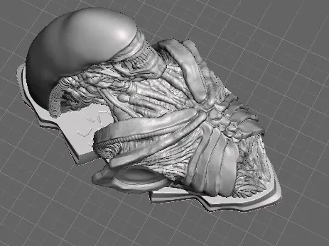 Xenomorph Wall Mount by Eskalibure | Download free STL model ...