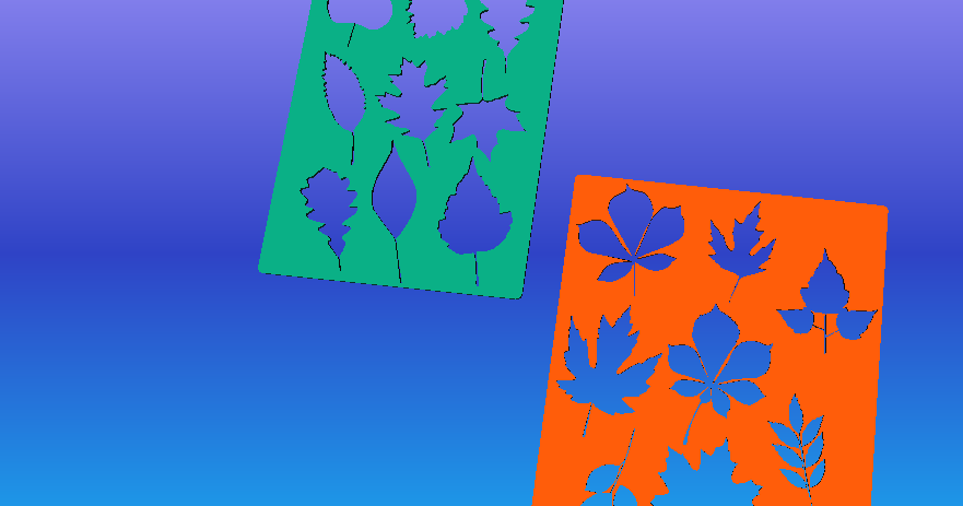 Leaf Stencil by Nicola | Download free STL model | Printables.com