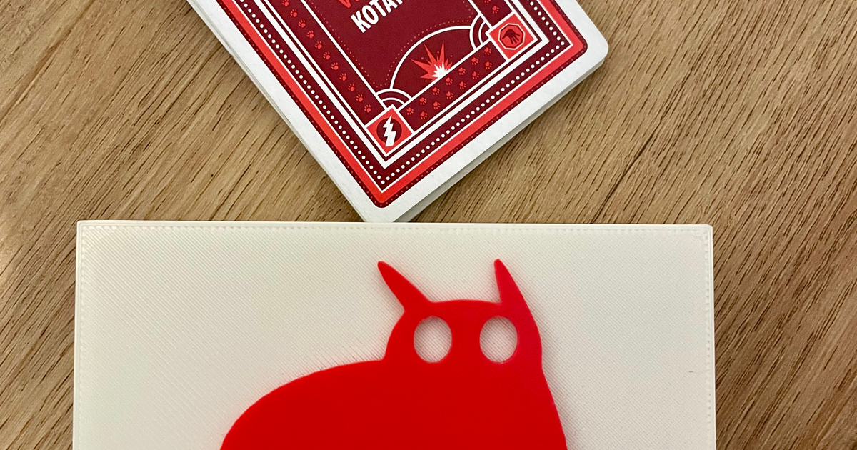 Exploding Kittens - Logo por kozleek3D | Descargar modelo STL gratuito ...