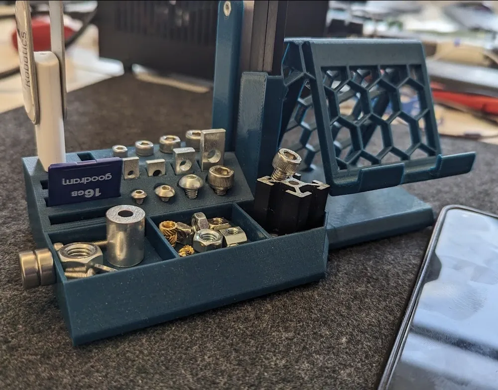Engineering Desk Phone Stand by HerpDerp | Download free STL model ...