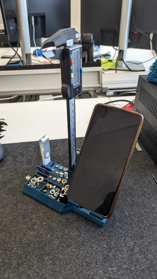 Engineering Desk Phone Stand by HerpDerp | Download free STL model ...