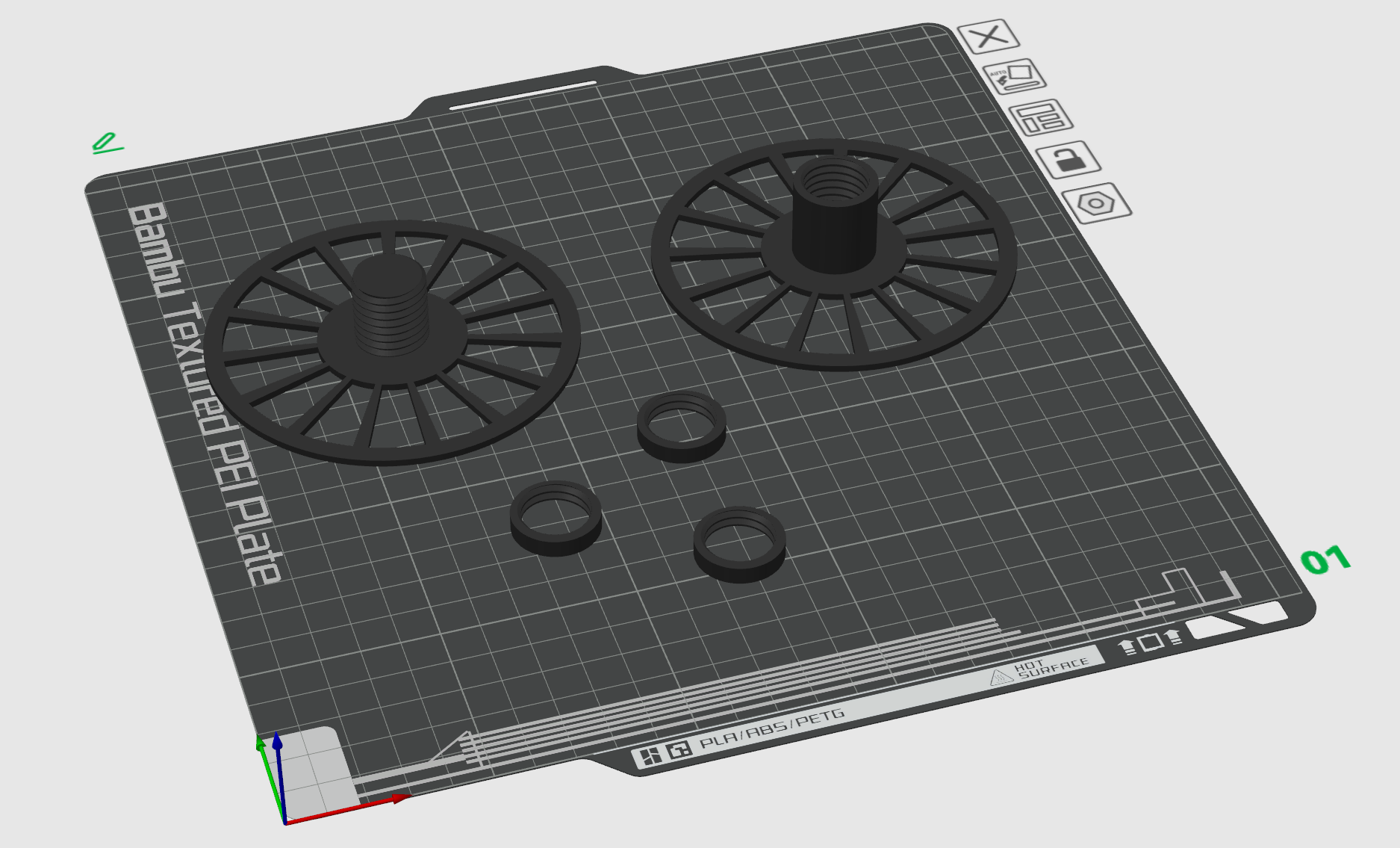 Ribbon-Spool 20-35mm by Bernhard Haba | Download free STL model ...