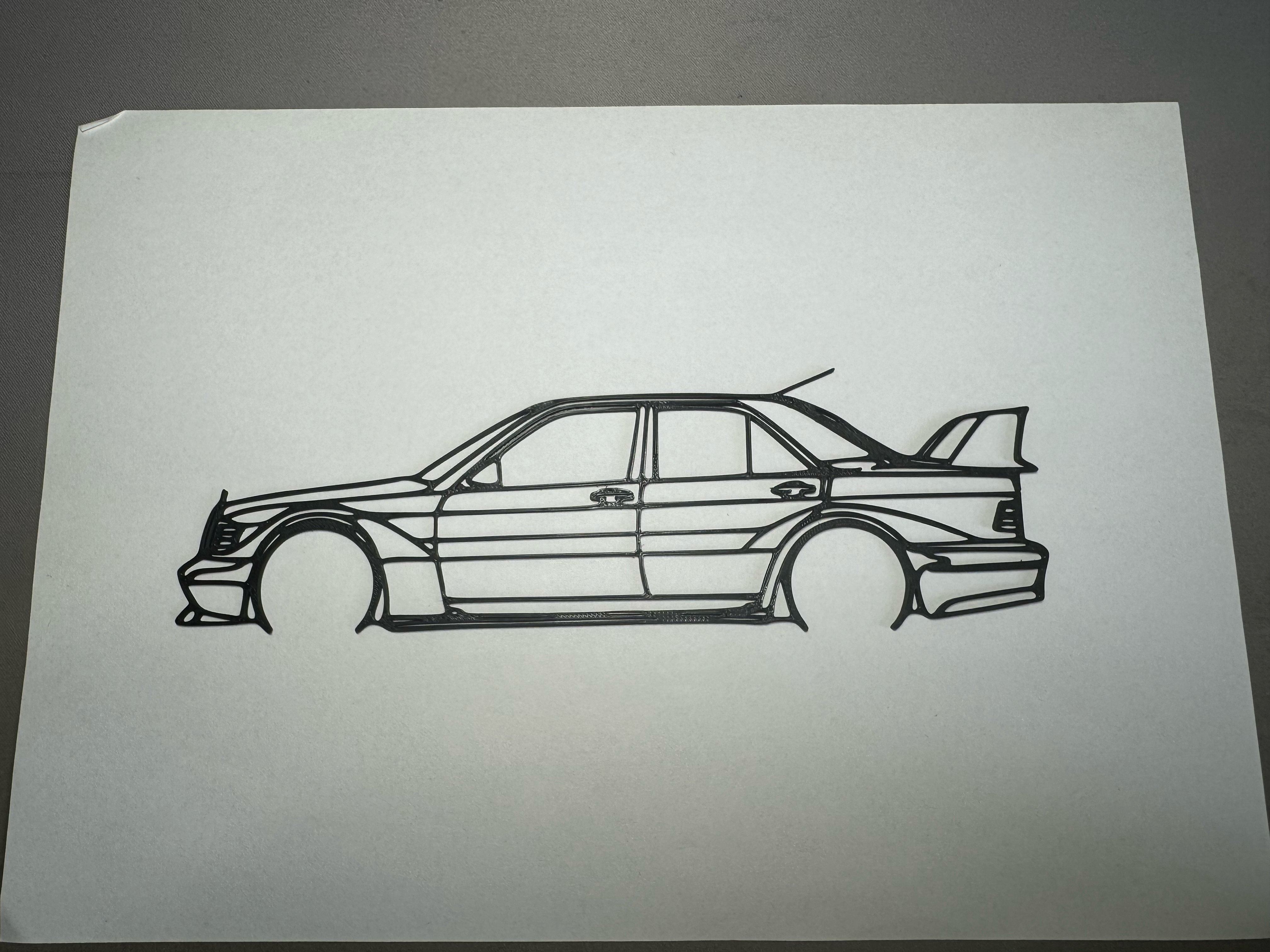 Mercedes-Benz 190E EVO 2 por Szajtan | Descargar modelo STL gratuito | Printables.com