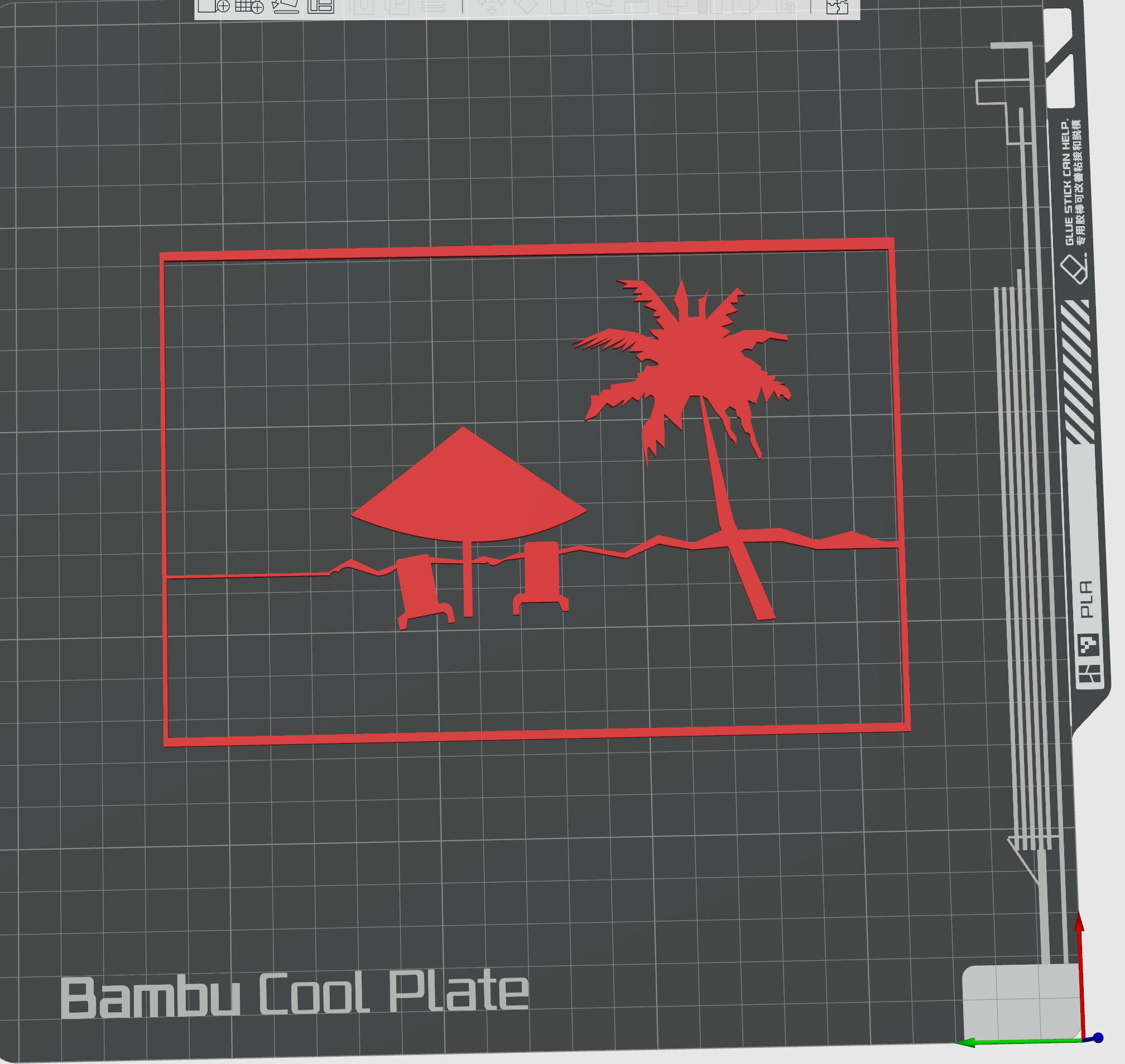 Cool beach art that you can hang up on your wall by ThatOne3dGuy ...