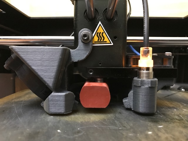 Cooling Fan/Shroud with 5cm Blower and Sensor for Wanhao D6/Ultimate by ...