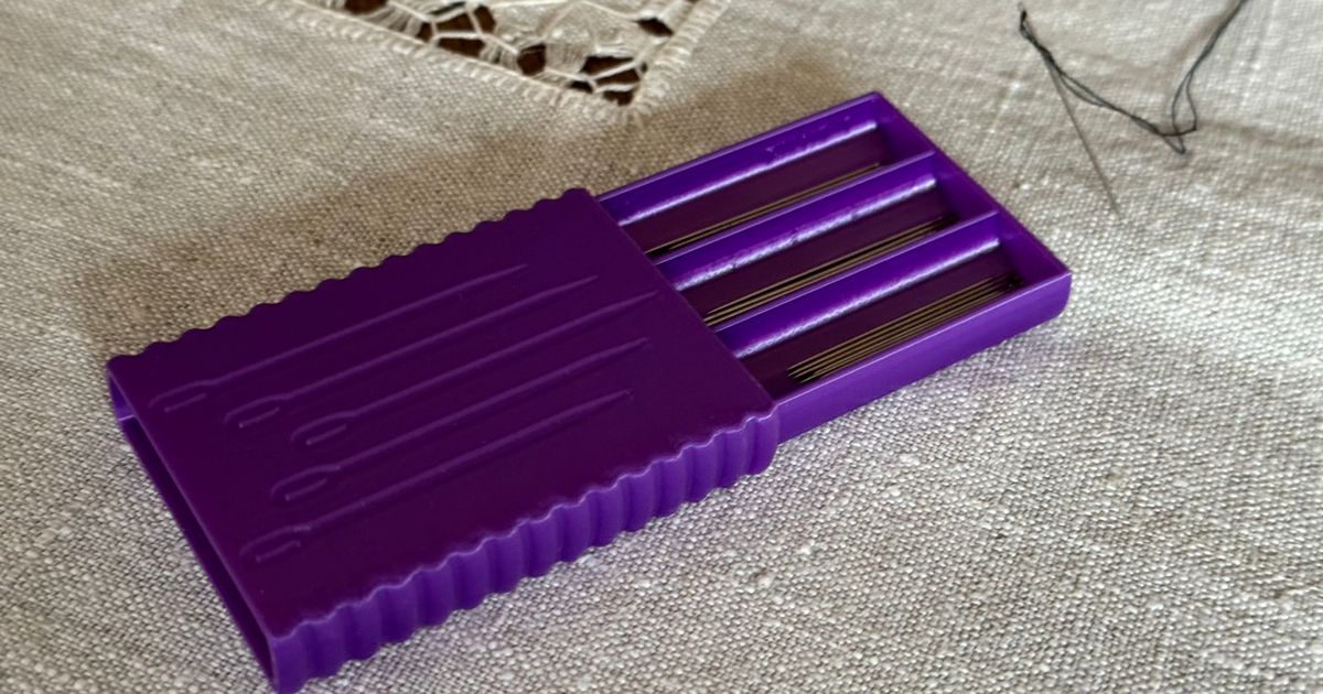 Sliding Sewing Needle Box with Lock and End Stop by Stefan R | Download ...