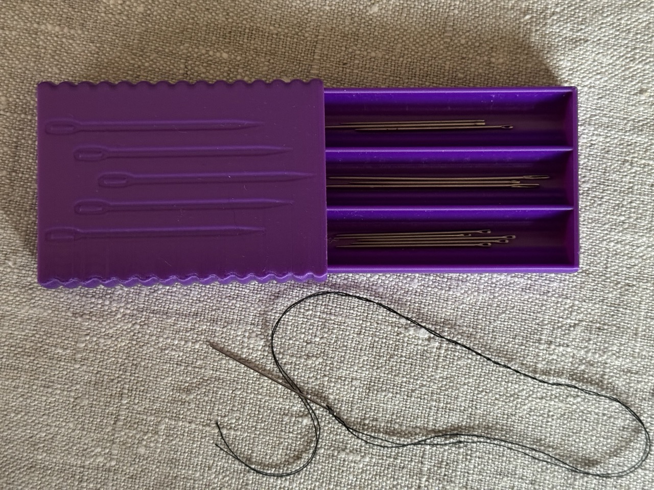 Sliding Sewing Needle Box with Lock and End Stop by Stefan R | Download ...