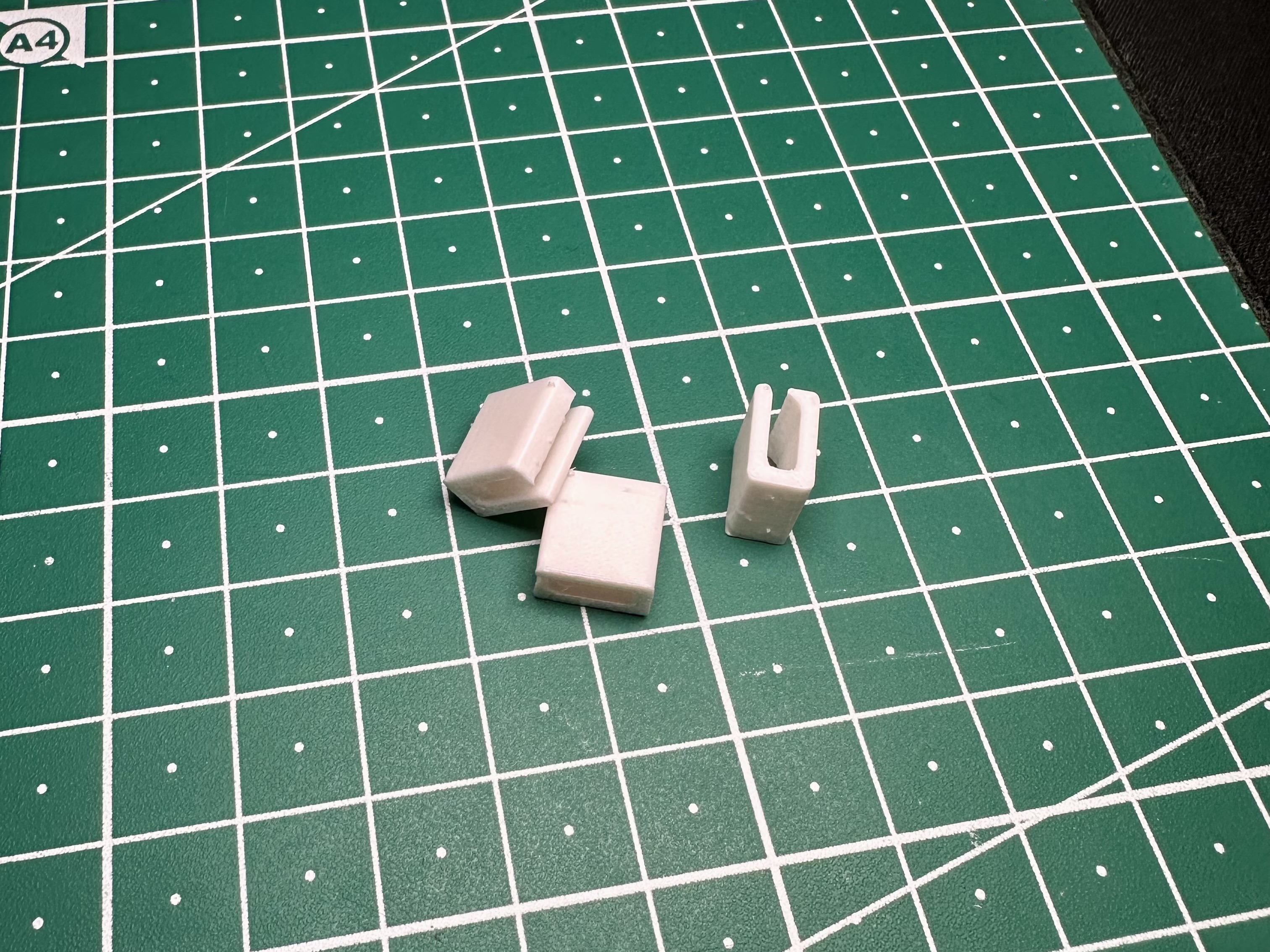 Flat LAN cable clips/mounts by mtt | Download free STL model ...