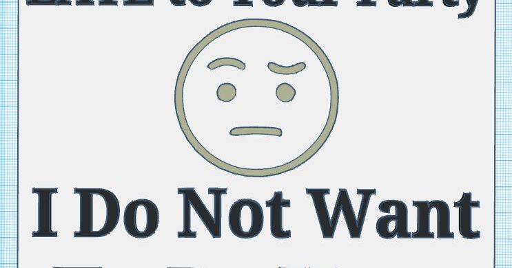 Party Sign by Phantom Printer | Download free STL model | Printables.com