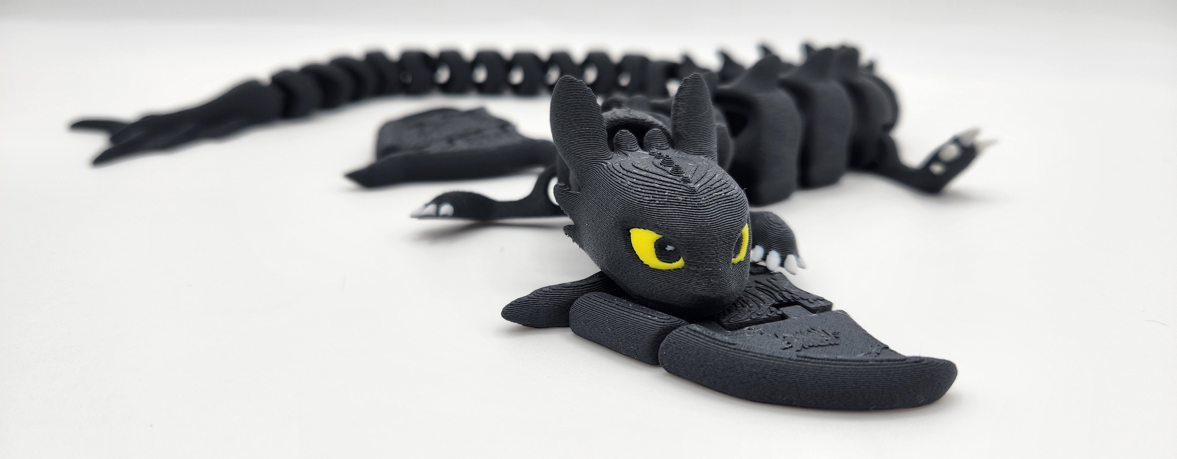 FLEXI TOOTHLESS & LIGHT FURY by FilliFuu | Printables Store