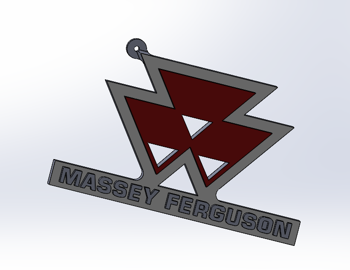 MASSEY FERGUSON KEYCHAIN by Mateusz Gruszkowski | Download free STL ...