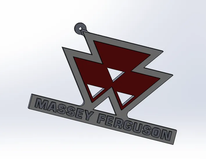 MASSEY FERGUSON KEYCHAIN by Mateusz Gruszkowski | Download free STL ...