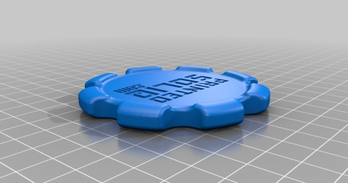 Printed Solid Maker Coin by PrintedSolid | Download free STL model ...