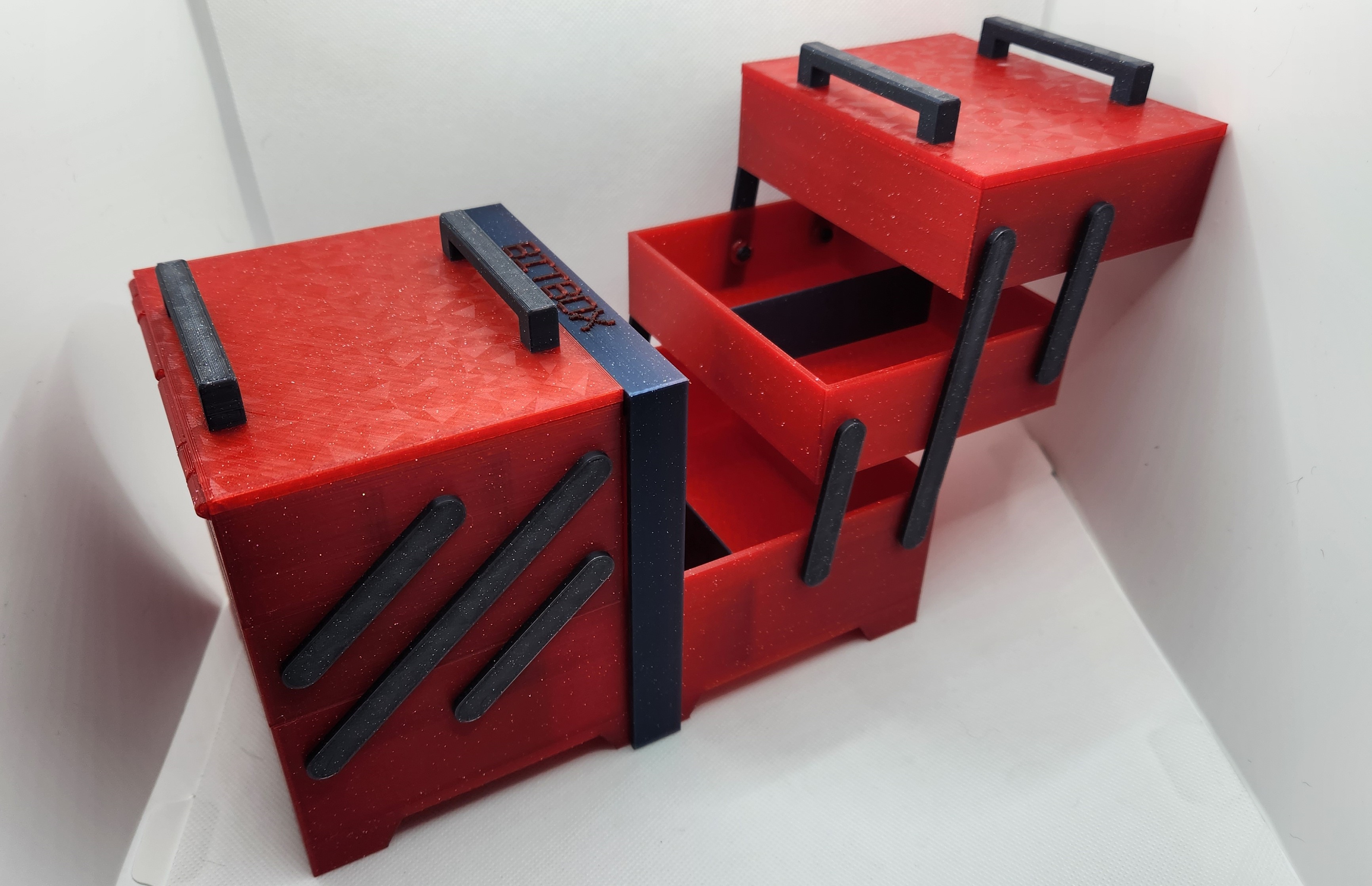 BitBox Stackable Cantilever Sewing Box by FilliFuu | Download free STL ...