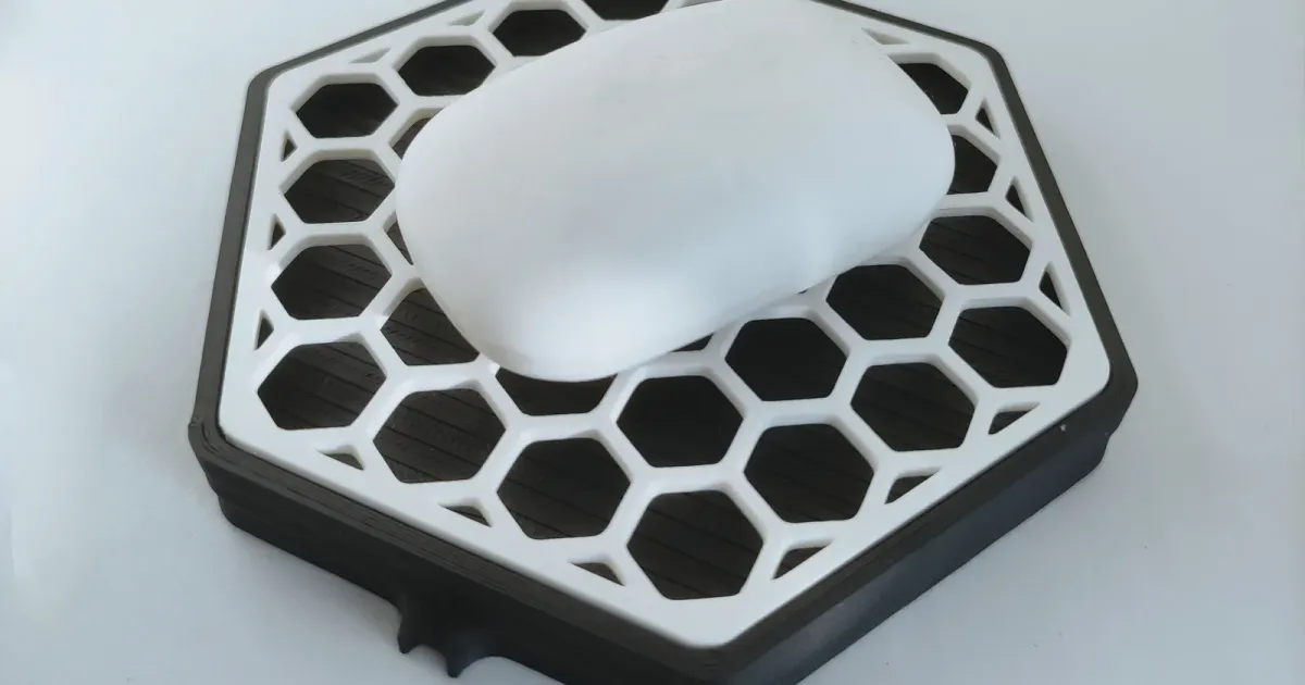 Self draining Soap and Sponge base with outlet by Mick | Download free ...