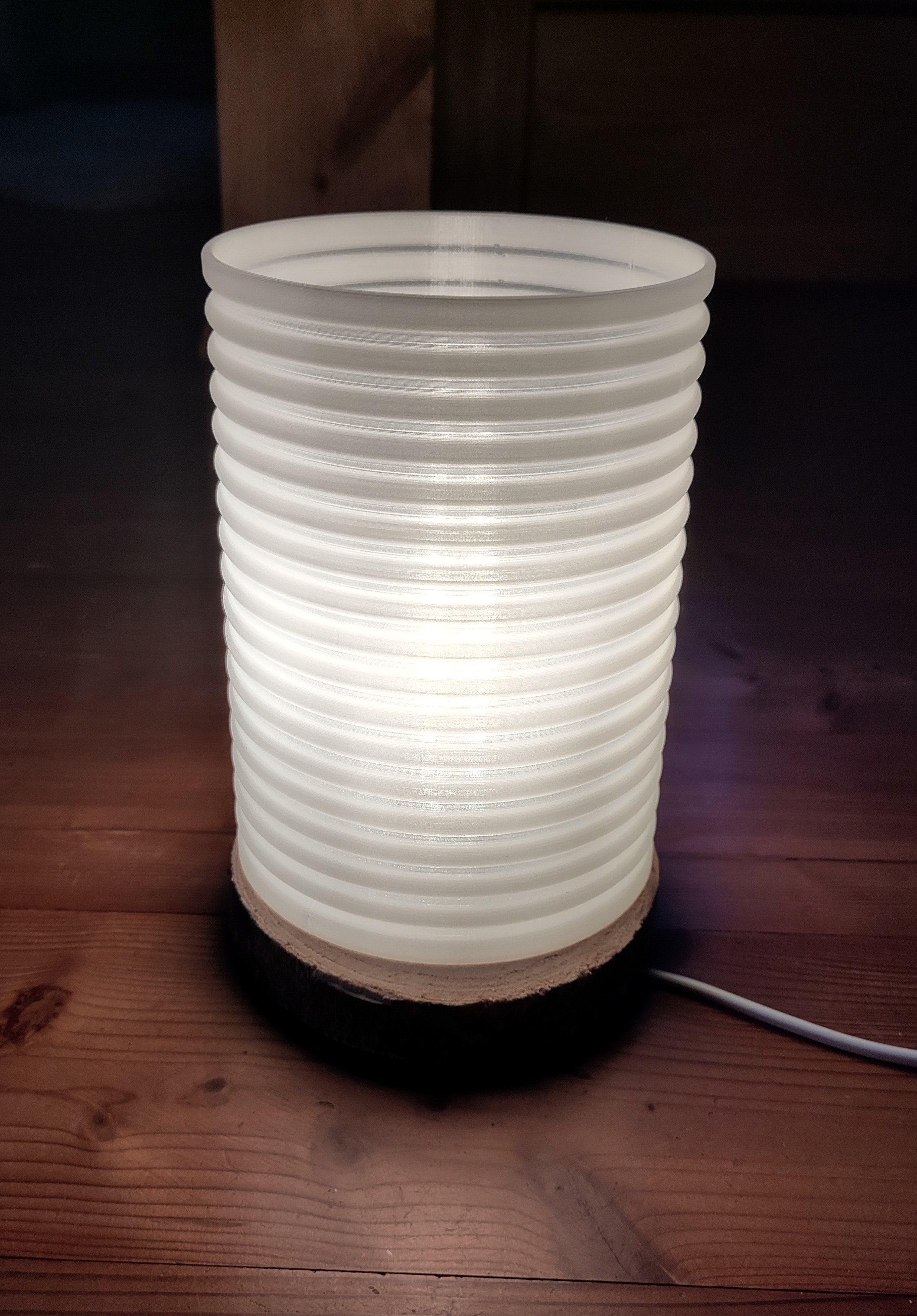 Lamp Round Groove by Elphilippo | Download free STL model | Printables.com
