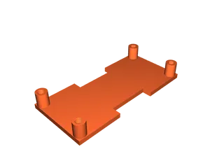 Mounting plate RAK Wireless 19007 by MeshtasticCmoi | Download free STL ...