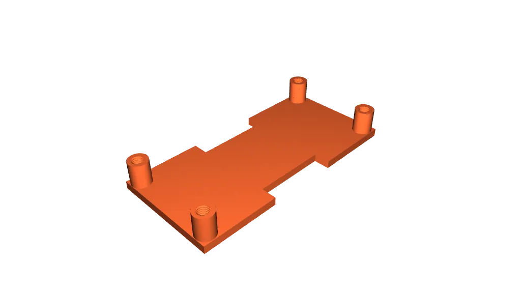 Mounting plate RAK Wireless 19007 by MeshtasticCmoi | Download free STL ...