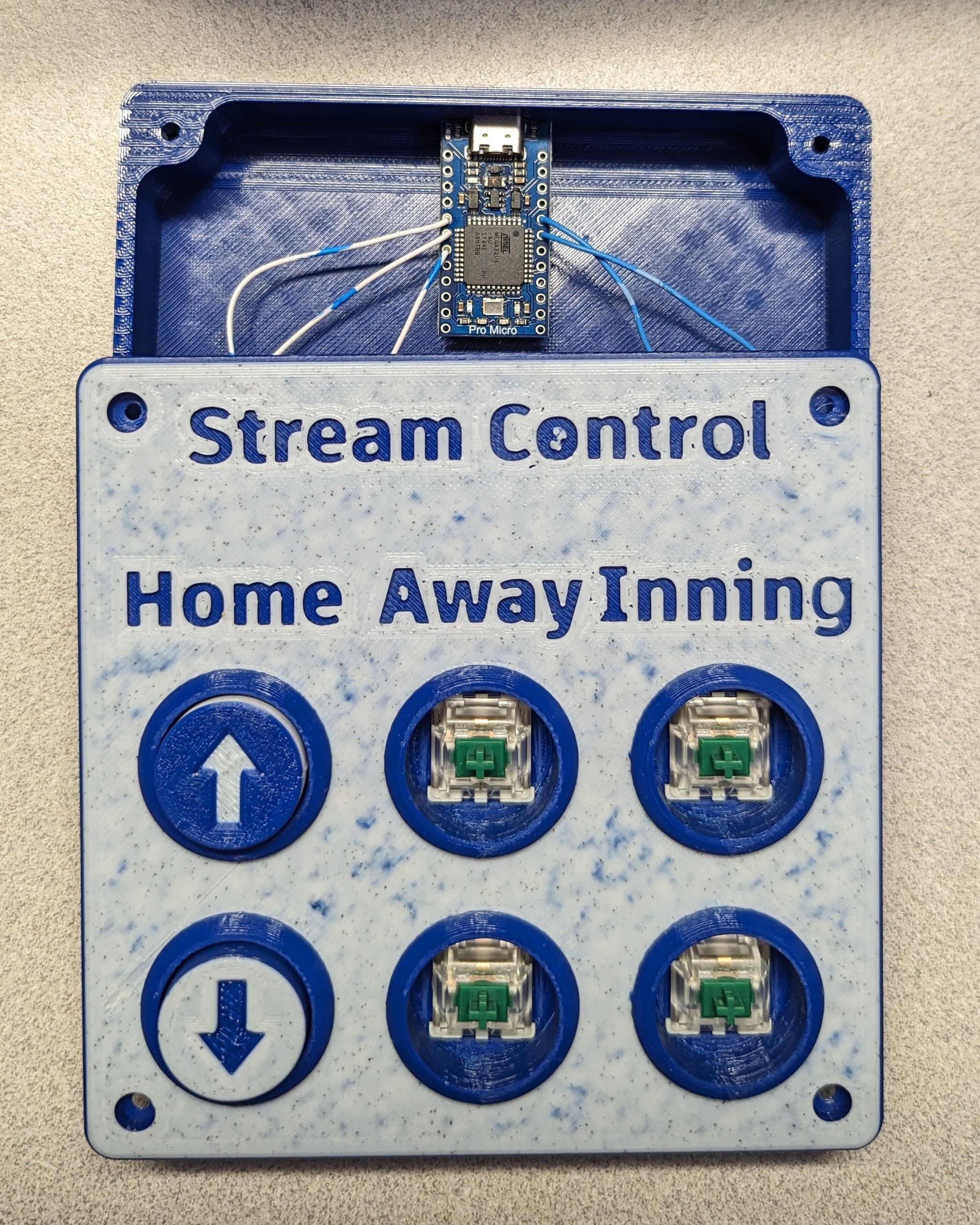 6 Button Macro Pad for 24mm Arcade Buttons by Mad Mod Labs | Download ...