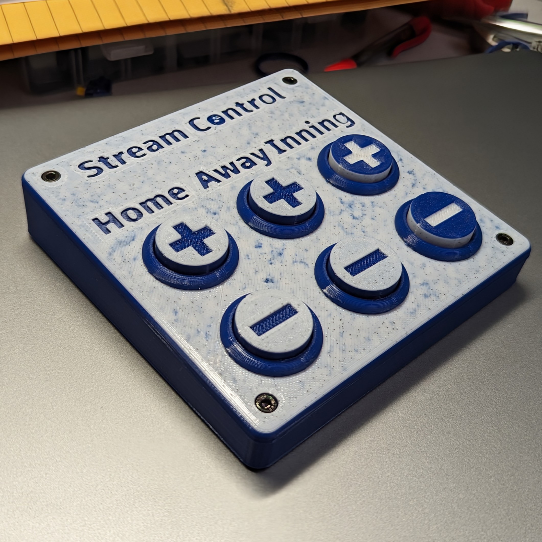 6 Button Macro Pad for 24mm Arcade Buttons by Mad Mod Labs | Download ...