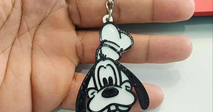 keychain goofy by Ing Simon | Download free STL model | Printables.com