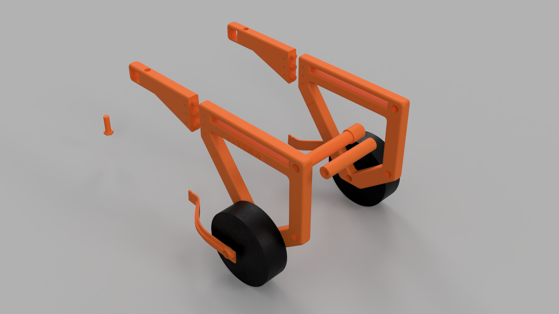 Pug Wheels - Dog Wheelchairs - Version 2 by GAB 3D | Download free STL ...